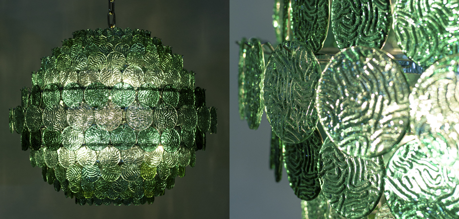 Люстра зеленое стекло Lighting Braithwell Chandelier по цене 110 300 ...