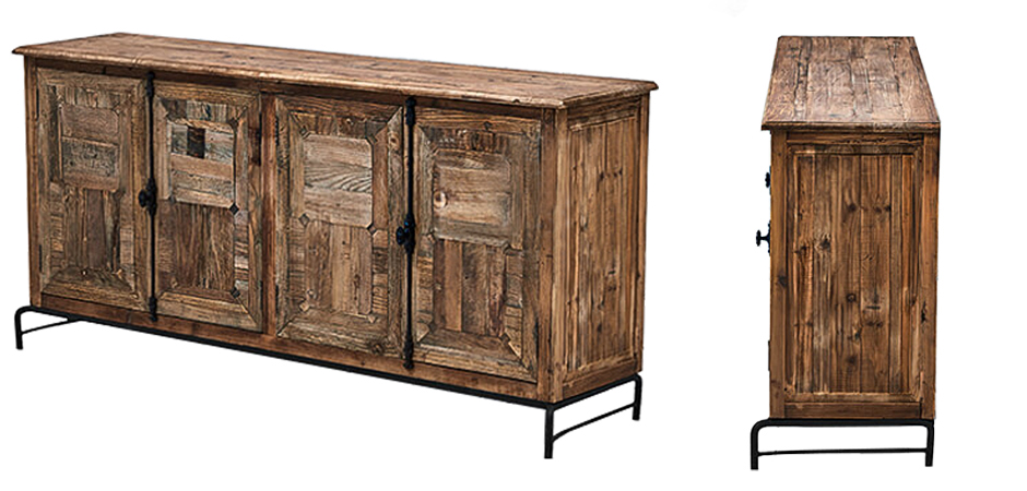 Комод деревянный в стиле Лофт Ennio Wood Commode по цене 260 100 руб ...
